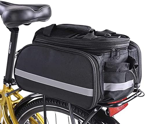 Bike Rear Rack Bag - Bike Trunk Bag, Waterproof 27L Luggage Bicycle ...
