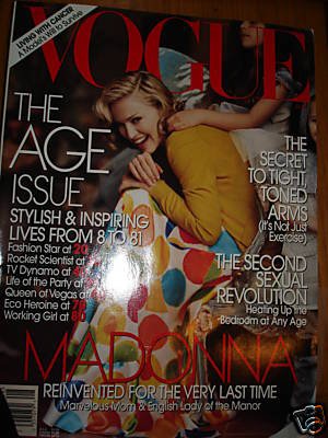 Vogue Magazine August 2005 Madonna (Single Back Issue): unknown author ...