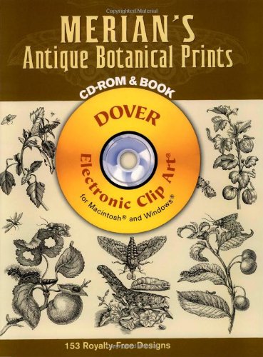 Merian's Antique Botanical Prints (Dover Electronic Clip Art) (CD-ROM ...