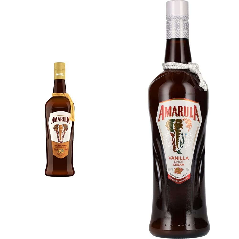 Buy AmarulaOriginal Marula Fruit & Cream Liqueur 70cl and Vanilla Spice ...