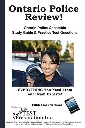 Ontario Police Review! Complete Ontario Police Constable Study Guide ...