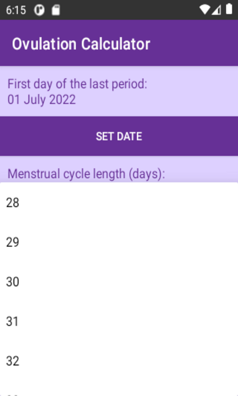 Ovulation Calculator:Amazon.com:Appstore for Android