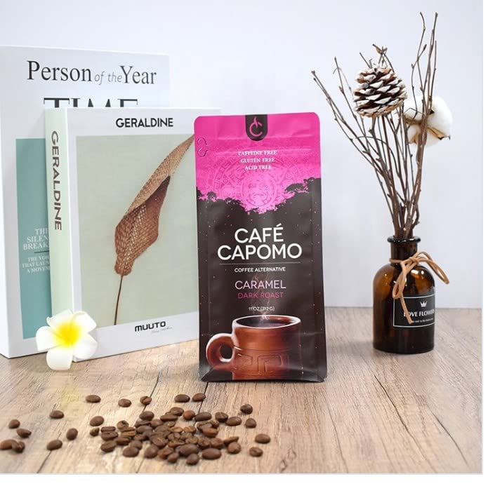 Capomo Herbal Café Sustituto Con Caramelo – Sin Cafeína Tuerca Maya ...