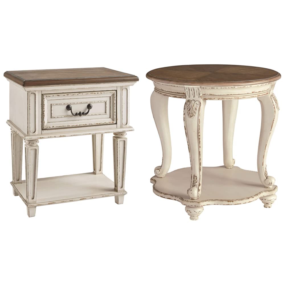 Amazon.com: Signature Design by Ashley Realyn Traditional Cottage ...