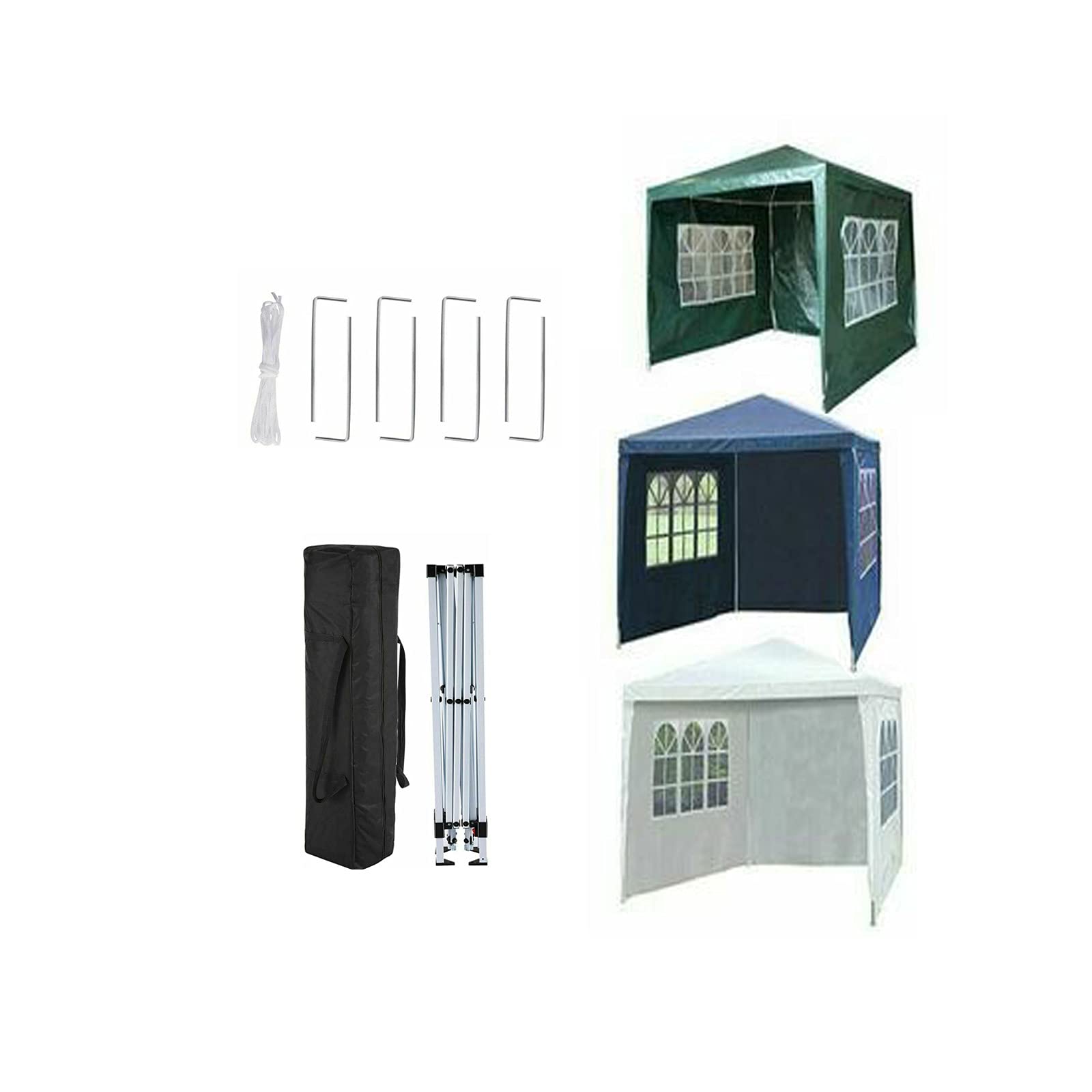 Buy Autofather Rustproof Garden Pavilion Gazebo Tent Pop Up Gazebo Tent ...