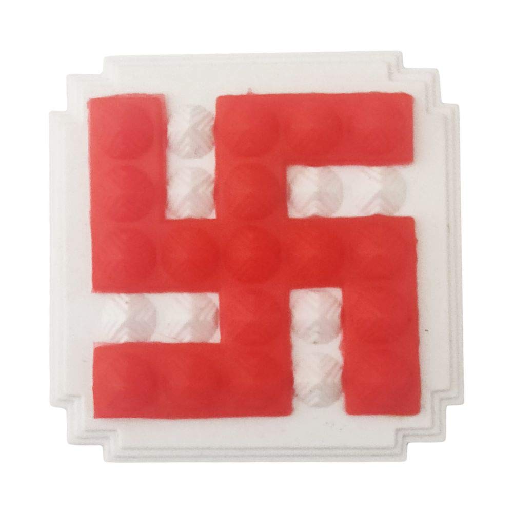 Buy Divya Mantra Hindu Symbol Swastika & 25 Pyramids Yantra Wall/Door ...