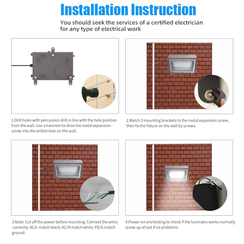 LED Wall Pack Light 150W with Dusk-to-Dawn Photocell, 21000LM 900W HPS ...