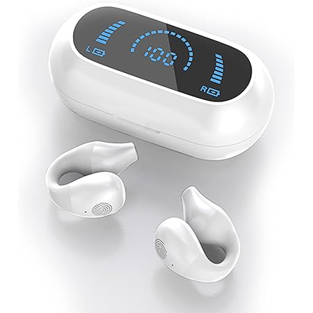 Amazon.com: Wireless Ear Clip Bone Conduction Headphones Bluetooth ...