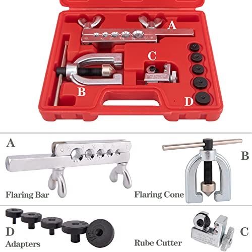 Snapklik.com : Double Flaring Tool Kit, Single Flaring Tool Kit, Tube ...