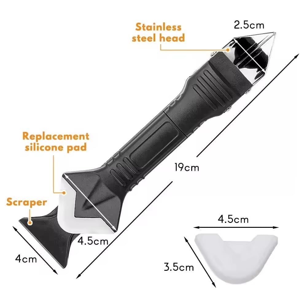 Silicone Remover Tool, 5-in-1 Silicone Sealant Remover and Caulking ...