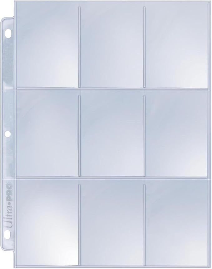 Ultra Pro Silver Series 9 Pocket Pages (25 count pack)