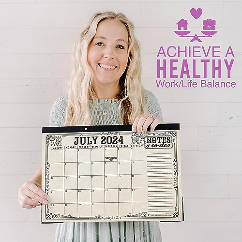 Snapklik.com : Hadley Designs Vintage Large Desk Calendar 2024-2025 ...