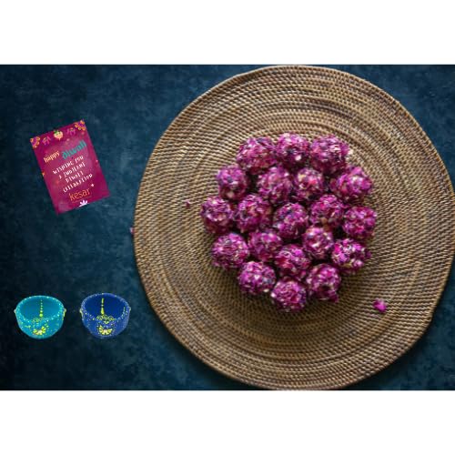 Dessert Drama Diwali Special Healthy and Delicious Rose Petal Ladoo ...