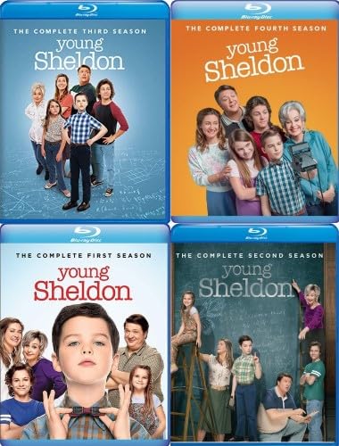 Amazon.com: Young Sheldon: The Complete Seasons 1, 2, 3 & 4 (Blu-ray ...
