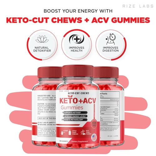 (5 Pacotes) Gomas Keto-Cut Chews ACV - Keto-Cut Chews Premium Keto ACV ...