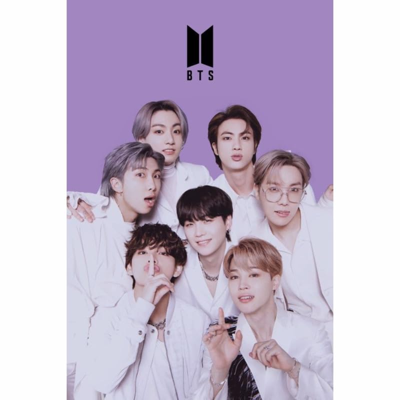 Posterfry BTS Poster for Home Office and Student Room Wall | Aesthetic ...