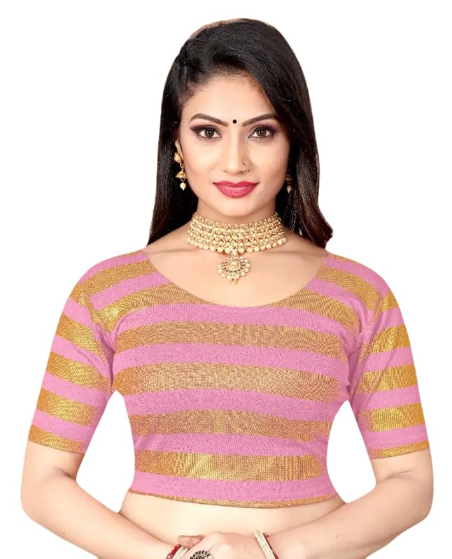 Buy Round Neck Elbow with Golden Foil Print Women Blouse - P-18159991-L ...