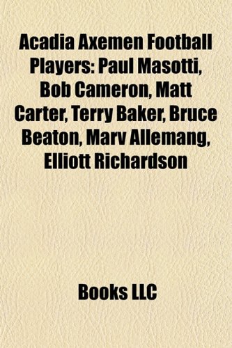 Acadia Axemen Football Players | Amazon.com.br