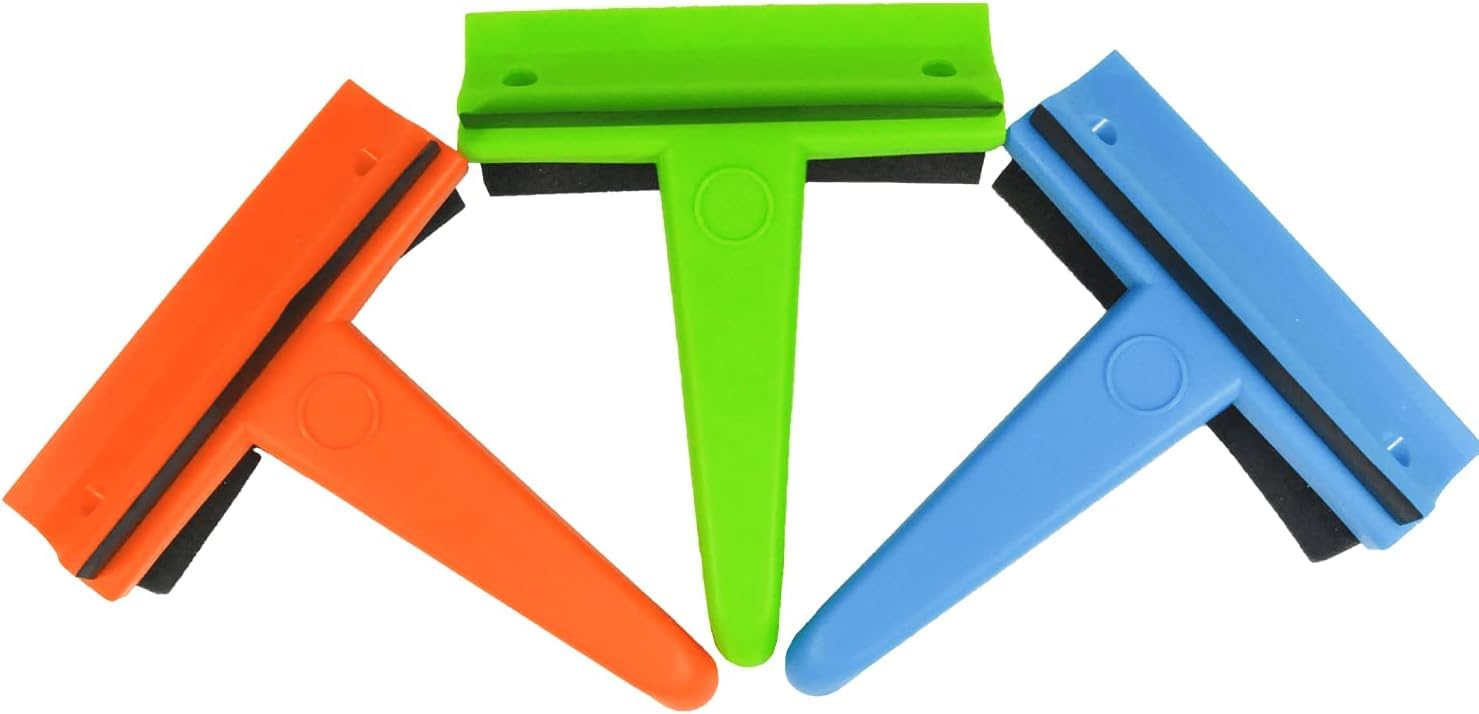 2 X Chunky Car Squeegee and Ice & Snow Scraper - Cold Frosty Mornings ...
