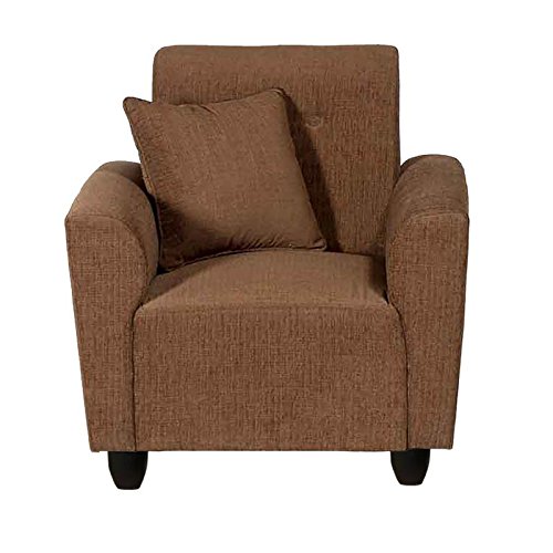 Sofas Jute Fabric 1 Seater Sofa | Brown | Oscar : Amazon.in: Home & Kitchen