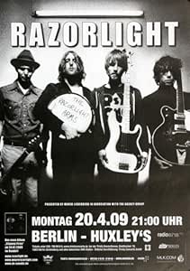 Razorlight - Slipway Fires 2009 - Poster, Concertposter, Concert ...