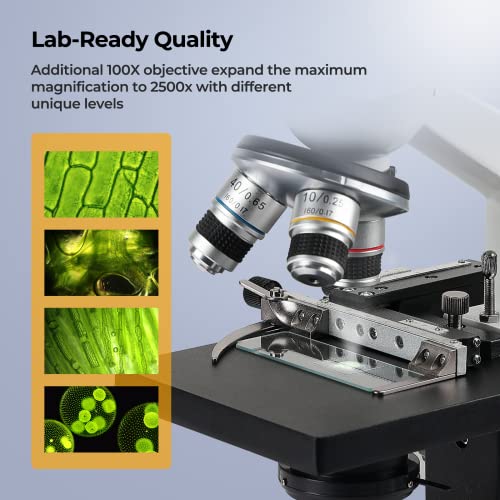 [Blood Version] Vabiooth Dual-View Compound Monocular Microscope 40X ...