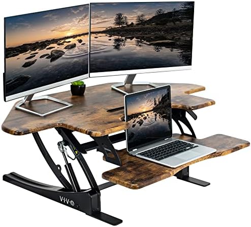 Amazon.com: VERSADESK® PowerPro 36" Corner Standing Desk Converter, 36 ...