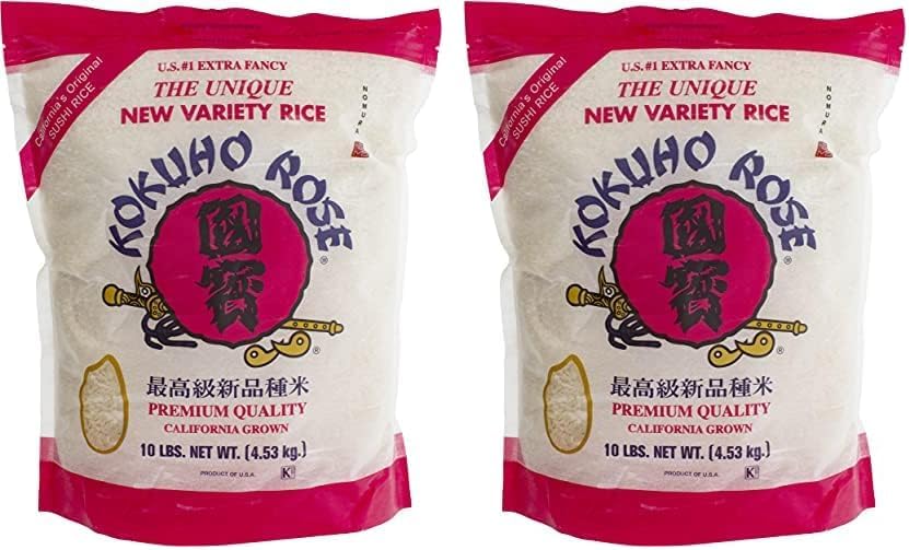Amazon.com: Kokuho Rose Rice, 10-Pound (Pack of 2)