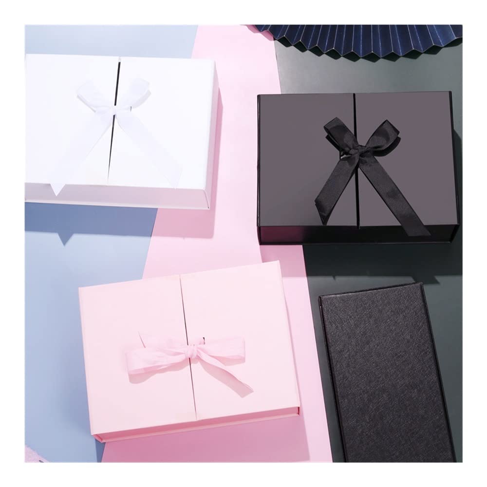 Black Gift Box Pink Bow