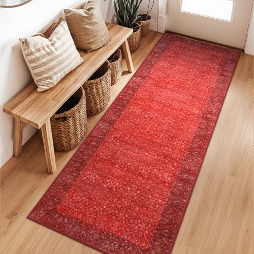 Amazon.com: SUWUYUE Runner Rug Non Slip, 2FT x 6FT Washable Area Rug ...