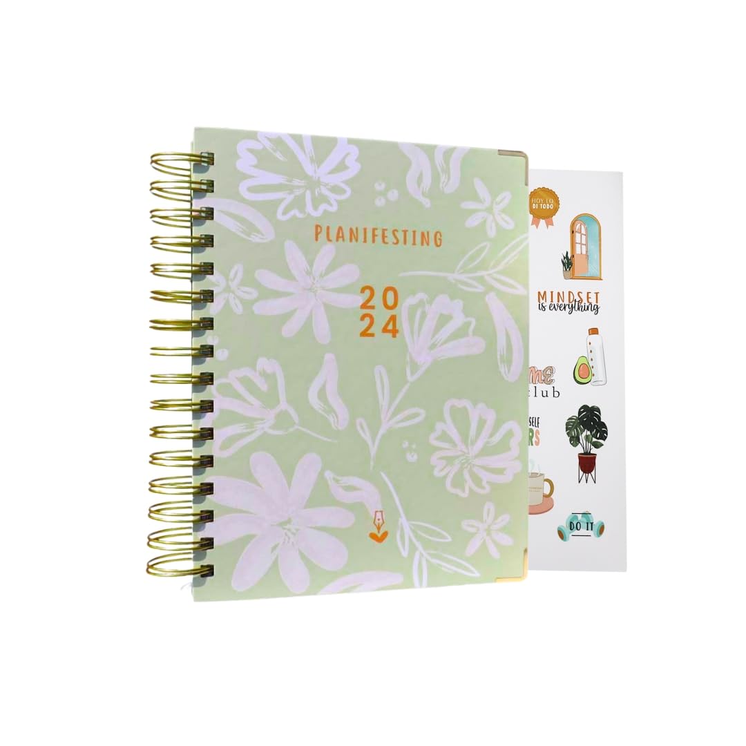 Amazon.com : OREM, Agenda Planifesting 2024 daily and monthly organizer ...