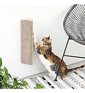Amazon.com: xympo Wall Mounted Scratching Post, Triangular Cat ...