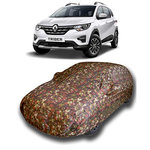 CREEPERS Water Resistant Car Cover for Renault Triber (Militry with ...