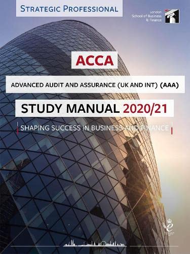 Buy ACCA STUDY MANUAL 2020 21 AAA Book Online at Low Prices in India ...