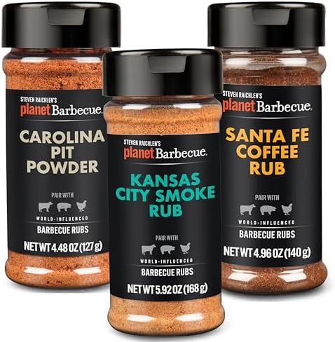 Amazon.com : Steven Raichlen's Planet Barbecue Gourmet BBQ Rubs ...