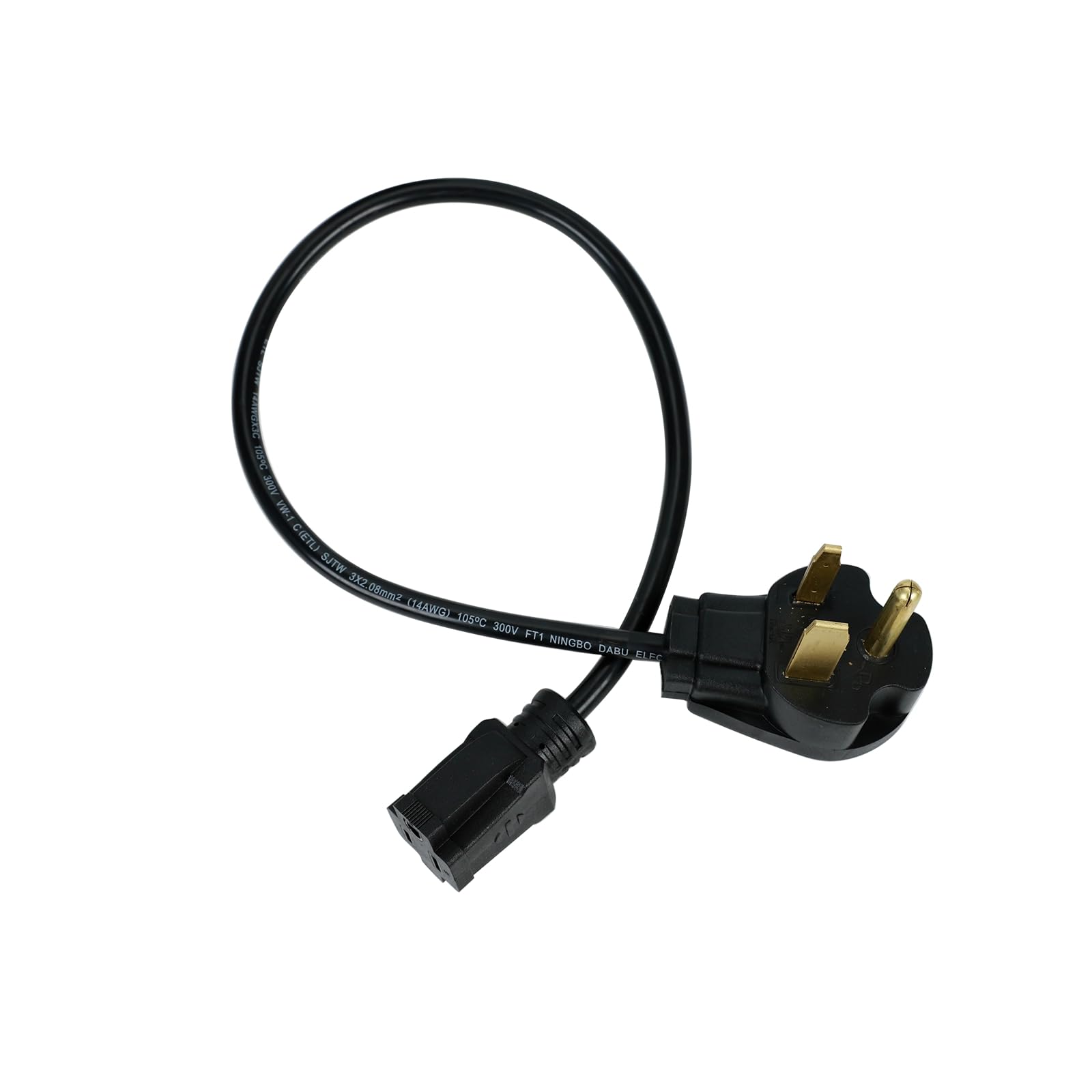 Amazon.com: Confote Adaptor Cord, 50cm 13.8″ Long 110V to 220V 14 AWG 2 ...