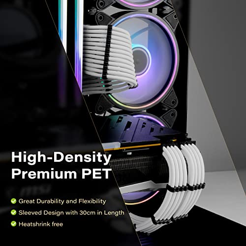 Snapklik.com : EZDIY-FAB PSU Extension Cable Sleeved Custom Mod PC ...