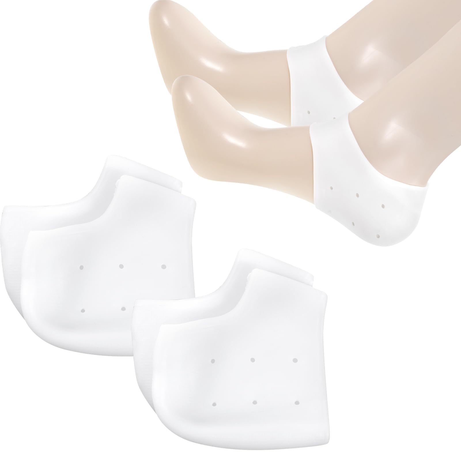 Amazon.com: Gjinxi Plantar Fasciitis Heel Cup Protectors, 4 Pack Heel ...