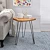 Amazon.com: Warmaxx Natural Shape Cedar Wood Side Table, 13.5" x 12" x ...