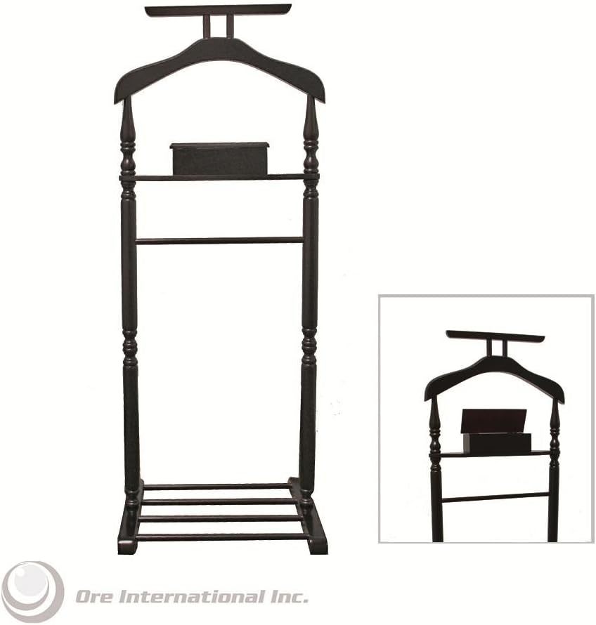 Amazon.com: ORE Furniture International Suit Rack, Dark Cherry : Home ...
