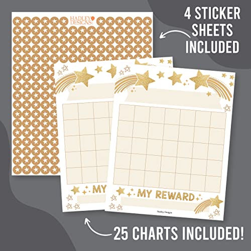 Buy Sticker Chart for Kids Behavior at Home & Classroom - 25 Reward ...