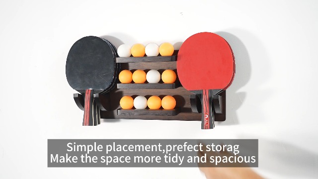 Game Room Ikkle Paddle Holder Wall Mount - Storage For 6 Paddles 12 ...