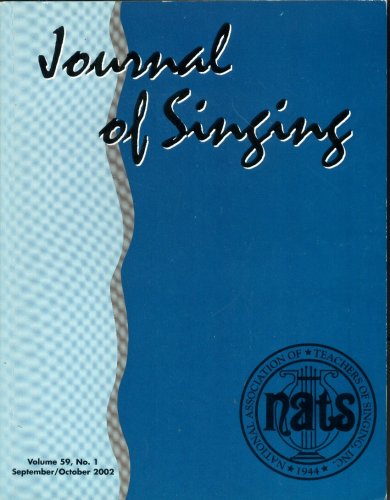 Journal of Singing: The Official Journal of the National Assoc. of ...