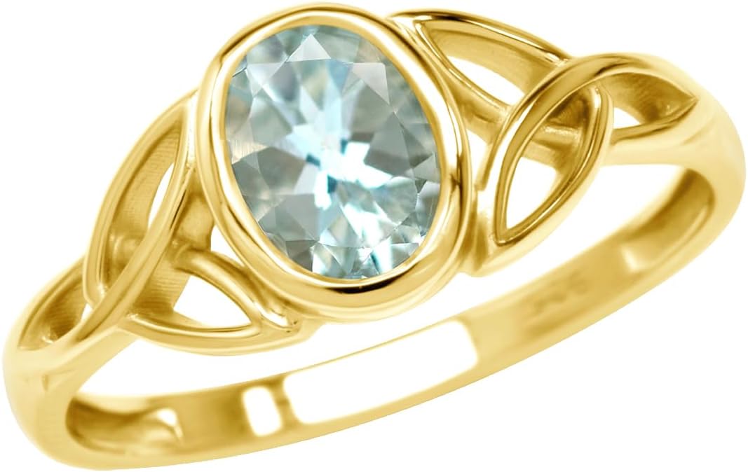 Amazon.com: Silvershake Anillo solitario de plata de ley 925 con forma ...