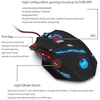 Amazon.com: Zelotes T90 Gaming Mouse 9200 DPI, 8 Buttons Multi-Modes ...