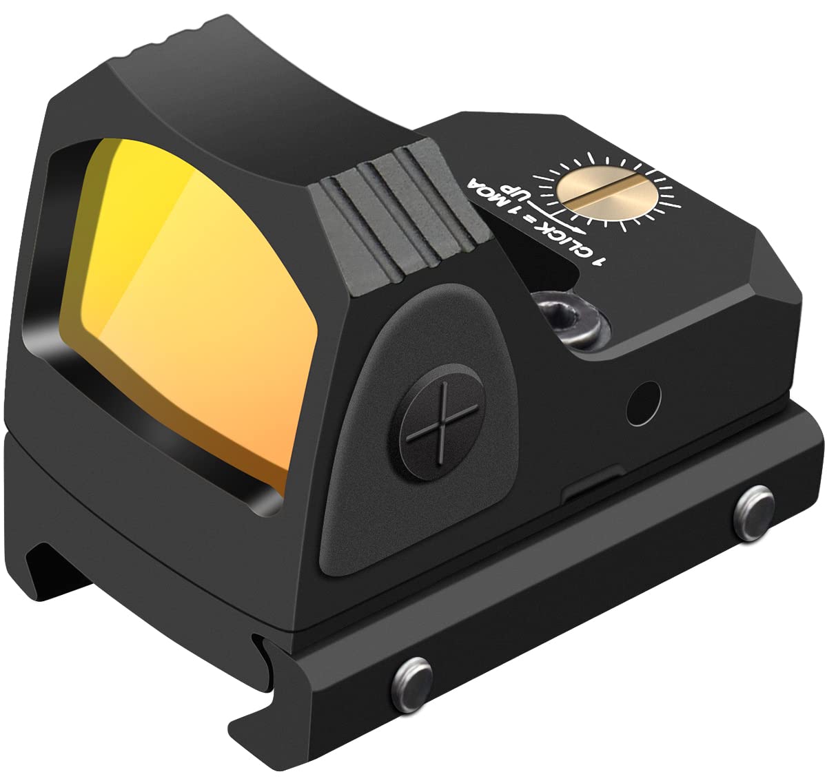 Snapklik.com : MOSANDON Mini Red Dot Reflex Sight,Brightness Adjustable ...