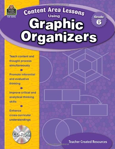 Buy Content Area Lessons Using Graphic Organizers, Grade 6 Book Online ...