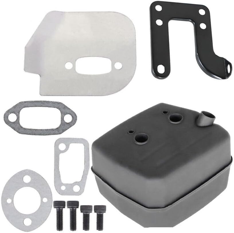 Amazon.com: For Labwork Exhaust Muffler Deflector Kit For Husqvarna 61 ...
