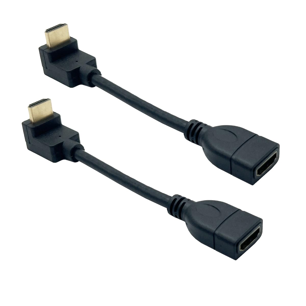 Amazon.com: Seadream Angled 8k HDMI Extension Cable Short, 2Pack HDMI 2 ...