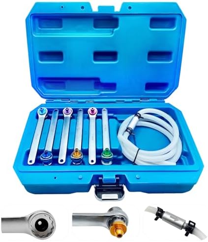 Amazon.com: FIRSTINFO F3525N Patented Brake Bleeder Wrench Set with 7 ...